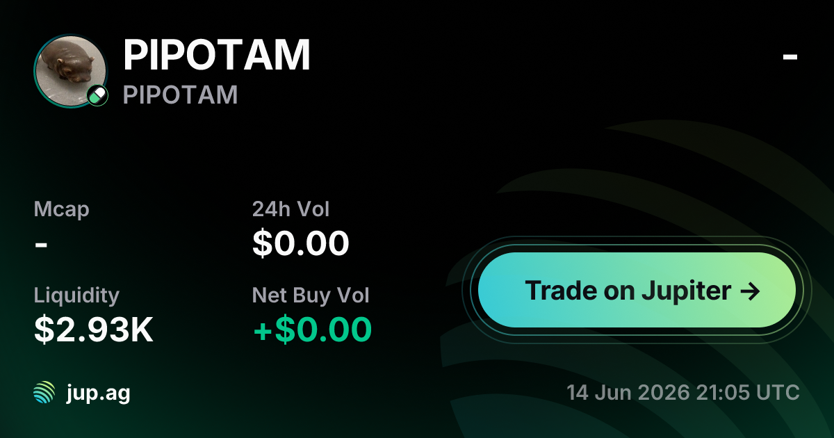 PIPOTAM $0.0₅49314 | Jupiter