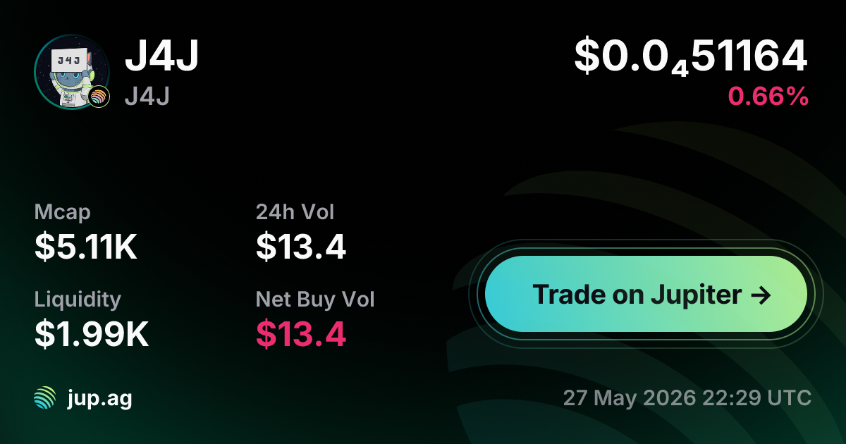 J4J $0.0₄39042 | Jupiter