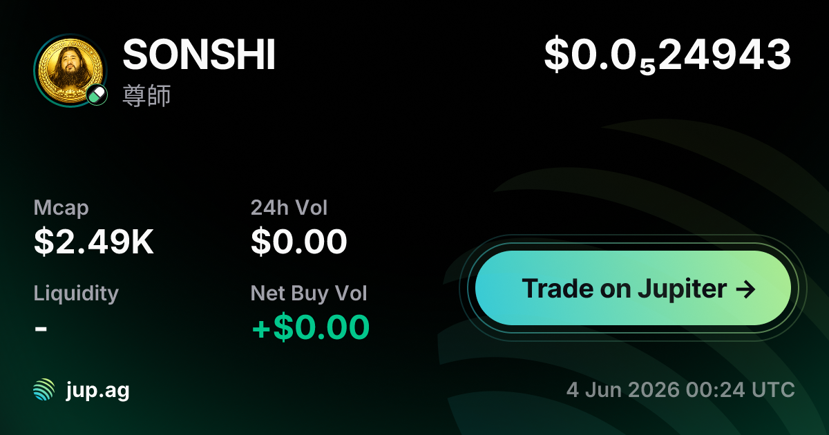 SONSHI $0.0₅45578 | Jupiter