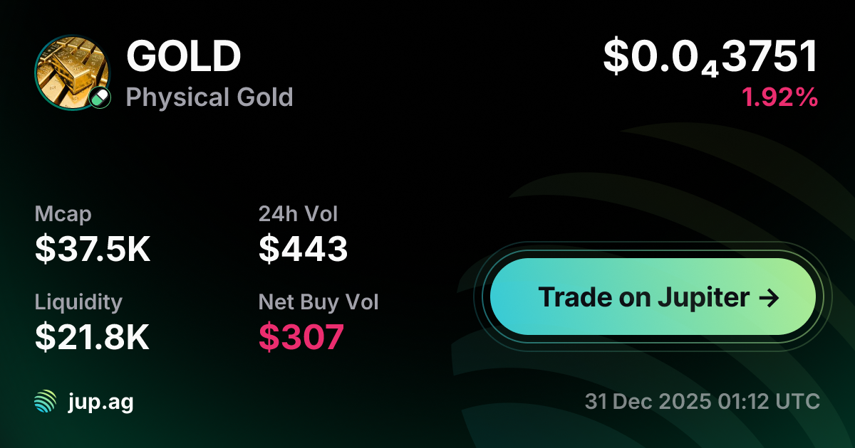 GOLD $0.0₄60709 | Jupiter