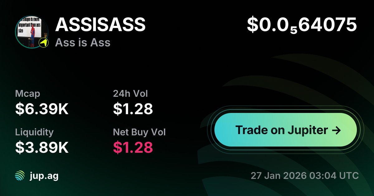 ASSISAS $0.0₅64678 | Jupiter