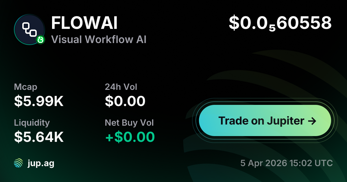 FLOWAI $0.0₄12642 | Jupiter